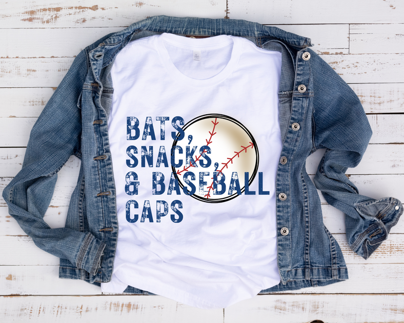 Bats, Snack, and Baseball Caps / Transfers – Thanks 2 Blanks